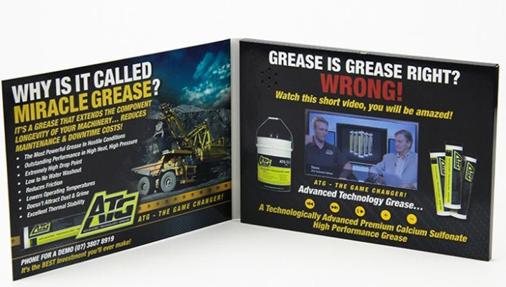 Custom Design Video Postcard/ Video Mailer/ LCD Video Brochure Card