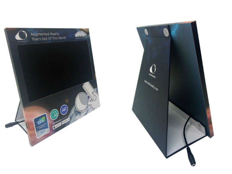 custom design retails video display monitor, counter pos with 10 inch ...