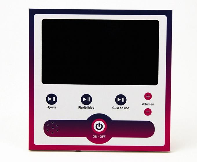 Cardboard counter display with 7 inch LCD screen, cardboard countertop ...